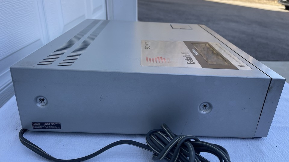 Sony Beta Hi-Fi Betamax SL-2710 VCR Beta Video Cassette Recorder Player ...