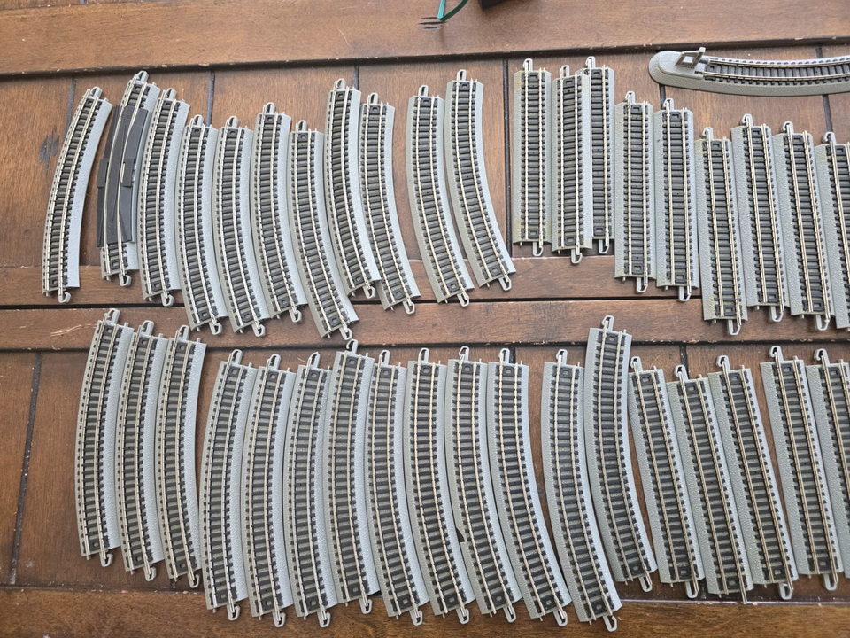 Set of 48 Bachmann N Scale EZ Tracks Curves Straight | eBay