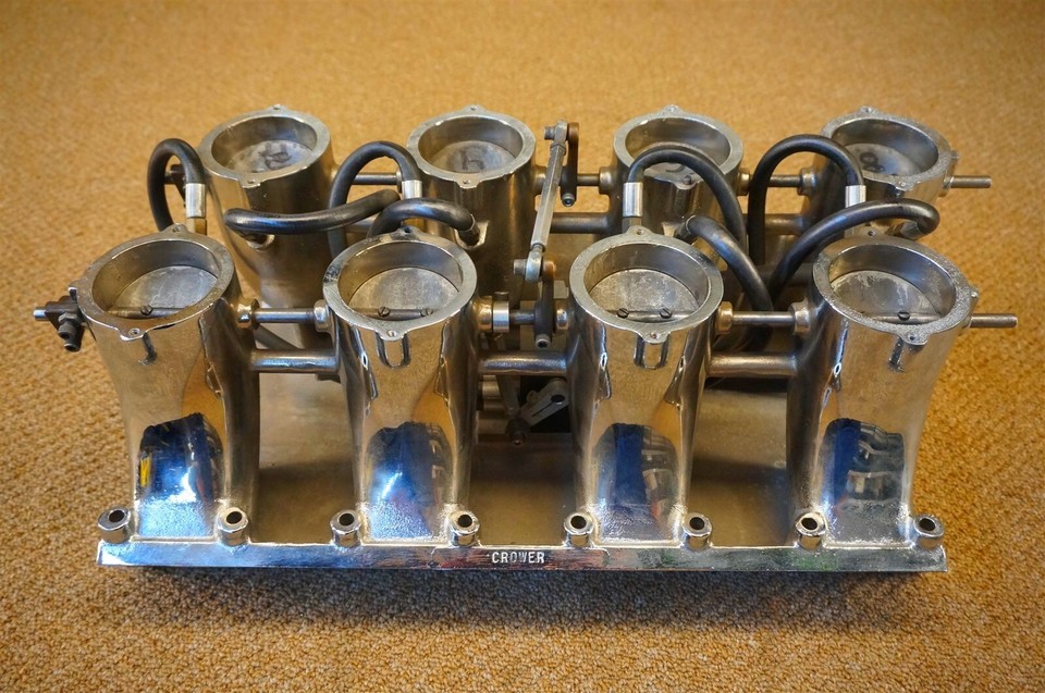 Vintage Crower 426 Chrysler Hemi 8 Stack Fuel injection 2.5" | eBay