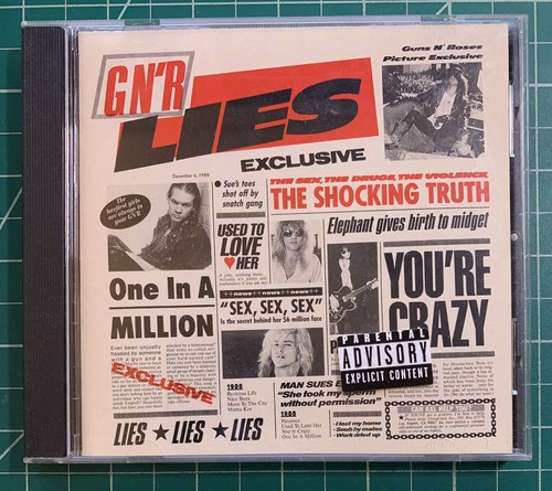 Guns N Roses - G N R Lies (CD, 1990) GEFFEN 924198-2 720642419823| eBay