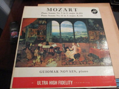 MOZART vox pl 9080 Guiomar Novaes Piano Sonata n0 5 in g major k.284 11 ...