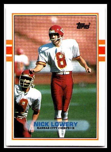 1989 Topps #358 Nick Lowery | eBay