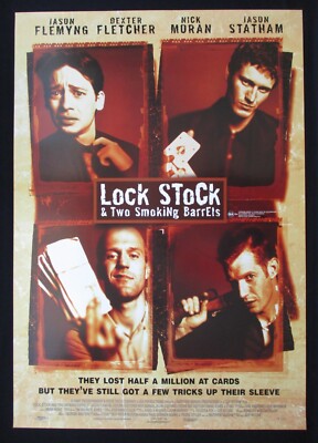 LOCK, STOCK & TWO SMOKING BARRELS 1998 Orig Australian movie poster Guy ...
