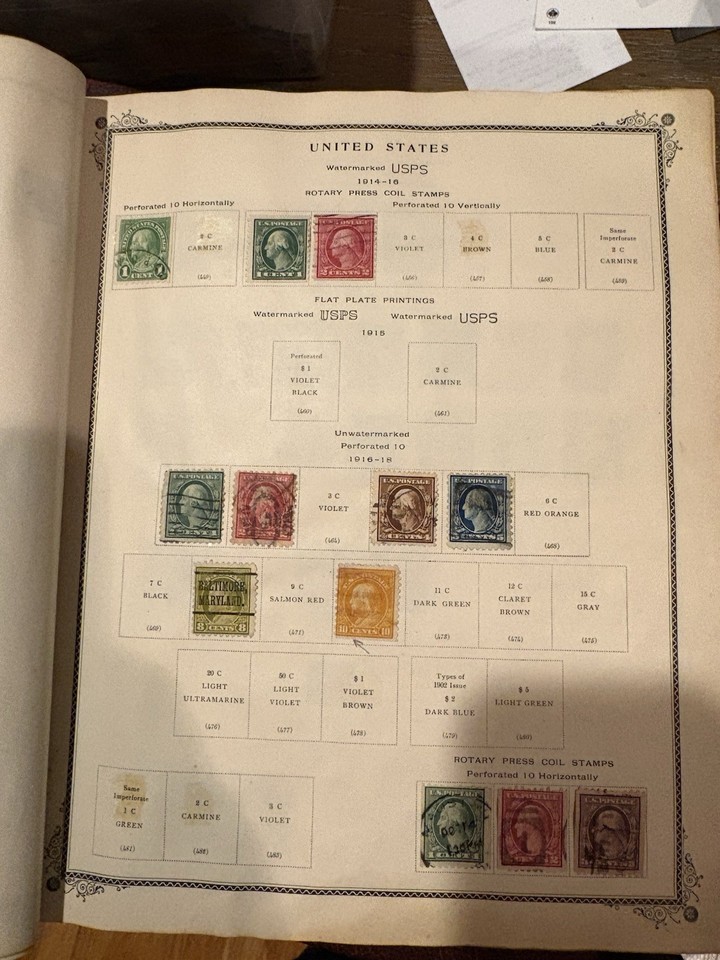 US Stamp Album 19th–Early 20th Century Classics Columbians Used | eBay