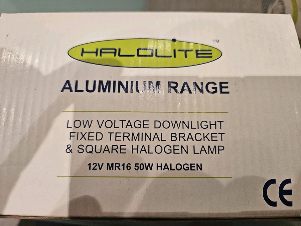 Halolite HA-LPL551 Square Fixed downlight complete with square 50W bulb ...
