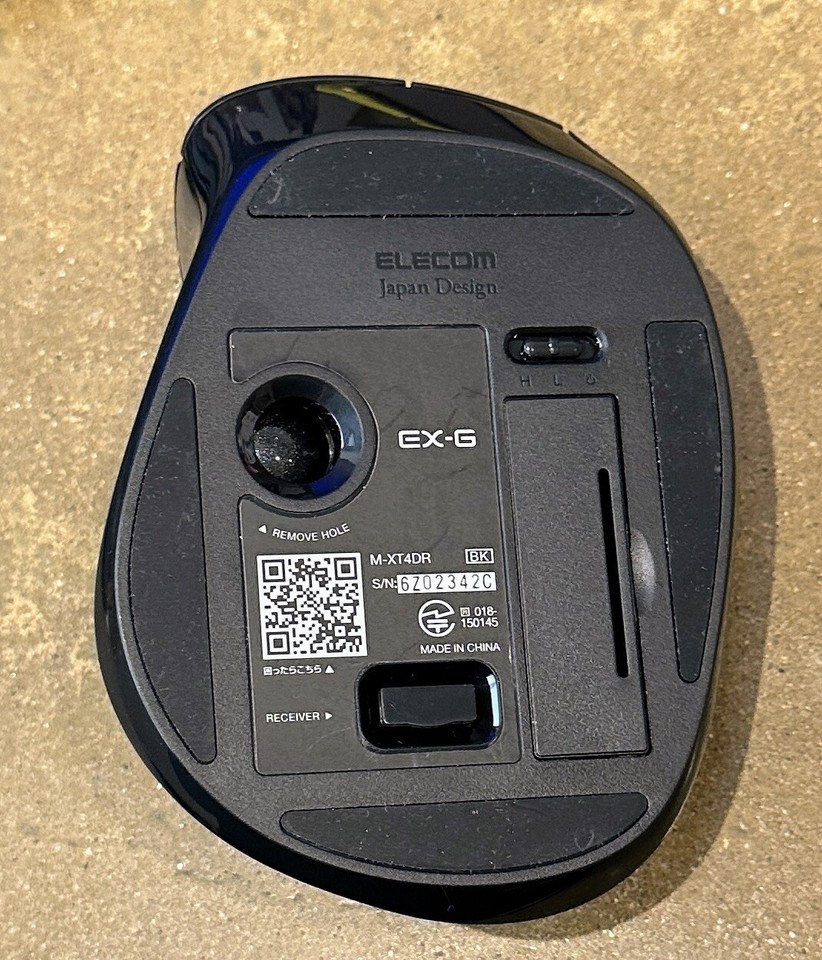 ELECOM M-XT4DR Mouse wireless trackball (thumb) Left-handed 6 Button | eBay