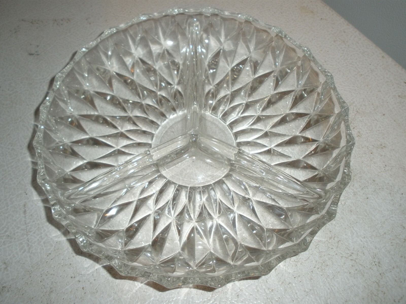 NEW Kabarett Meteor Veba Glas Divided West Germany Relish Tray 8" (H ...