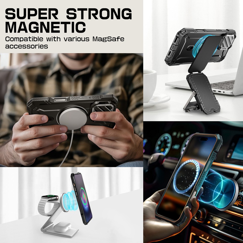 SUPCASE MagSafe Case Shockproof Cover iPhone 16 Pro Max 6.9" Magnetic ...