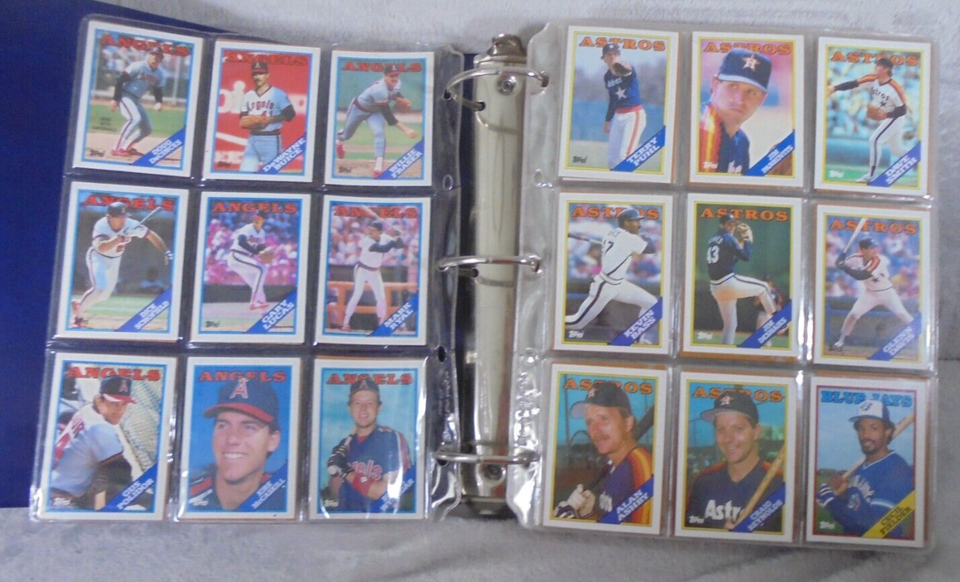 Baseball Collector Card Collector Album and Filled With Near Mint ...