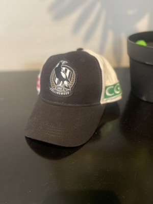 COLLINGWOOD MAGPIES AFL 2018 Members Cap VGC + Free Postage | eBay ...