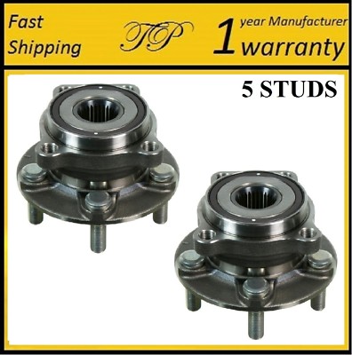 FRONT Wheel Hub Bearing Assembly For 2009-2014 SUBARU FORESTER (PAIR ...