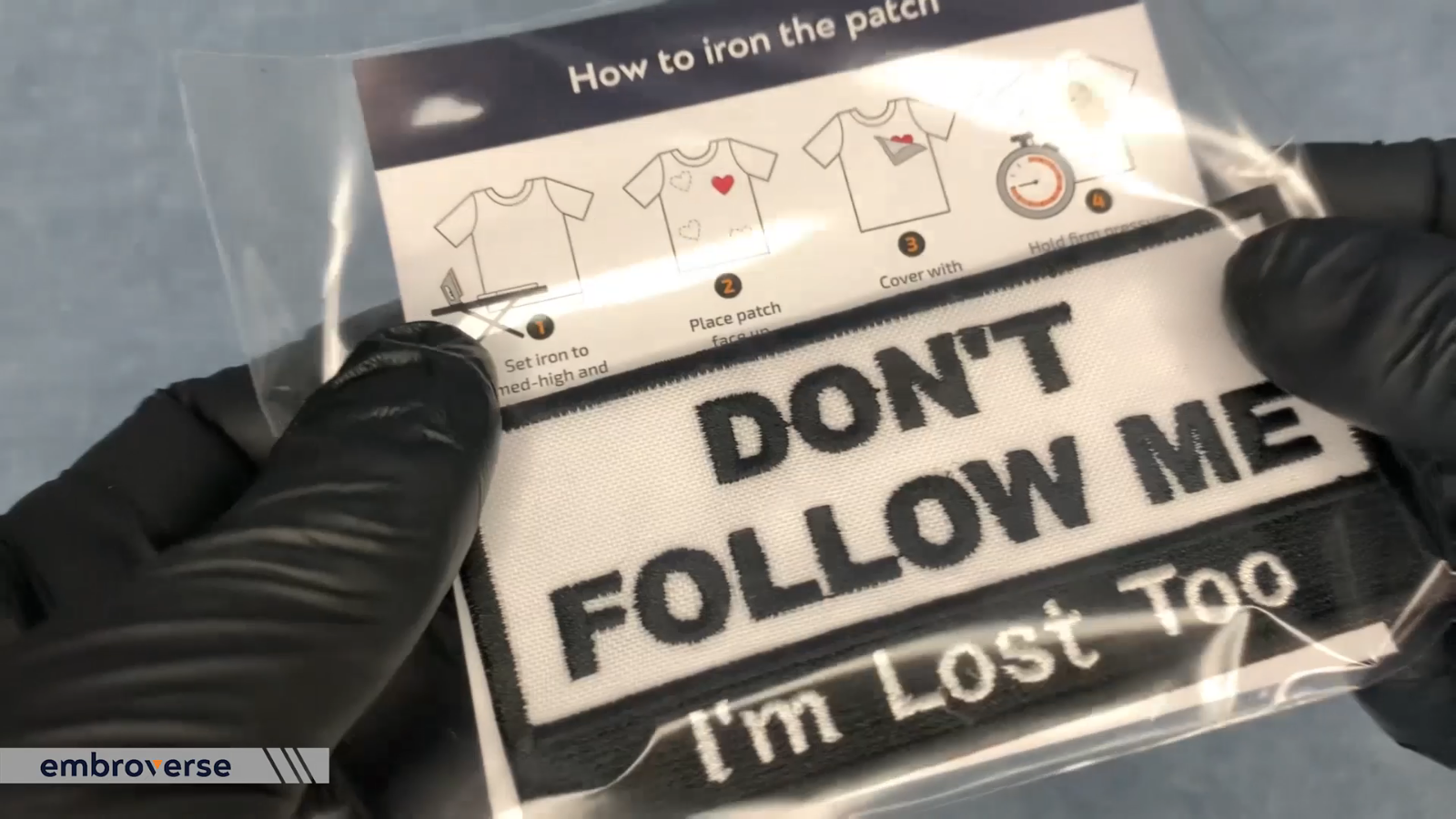 Don’t Follow Me Patch - I’m lost too - Embroidered Funny Quotes - Iron ...