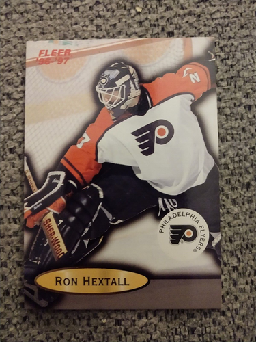 Ron Hextall Philadelphia Flyers 1996-97 Fleer Hockey Card #80 EX or ...