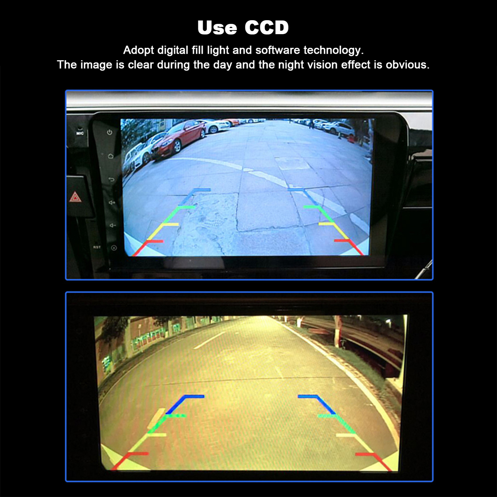 Common Type Rear View Camera CCD HD Car Reverse Parking Cam For 2006 ...