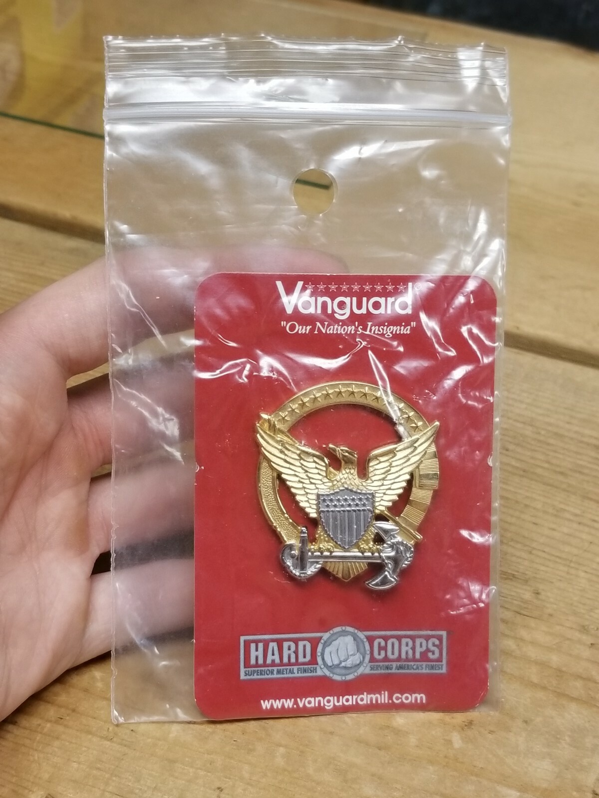Early 2000s Coast Guard Command Afloat Badge Full Size NOS Vanguard ...