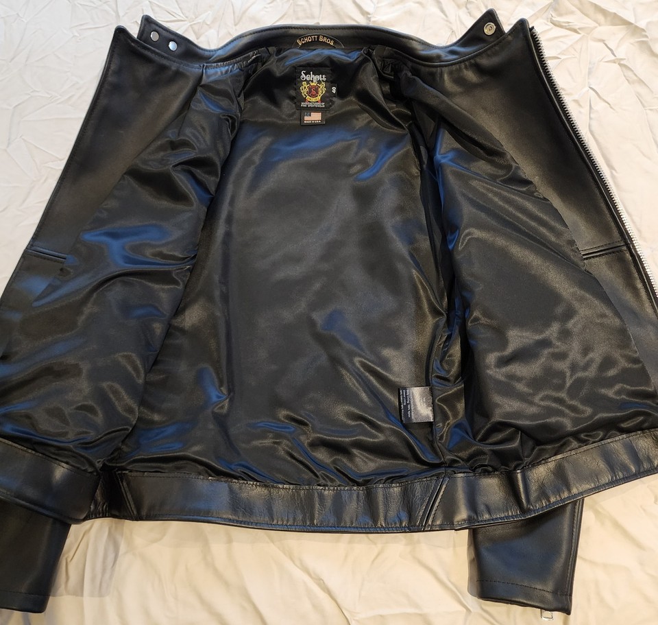 Schott 603USA - Cafecto Steerhide Hybrid Cafe Racer - Size 40 USA ...