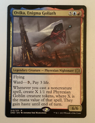 MTG Ovika, Enigma Goliath Phyrexia: All Will Be One Magic the Gathering ...