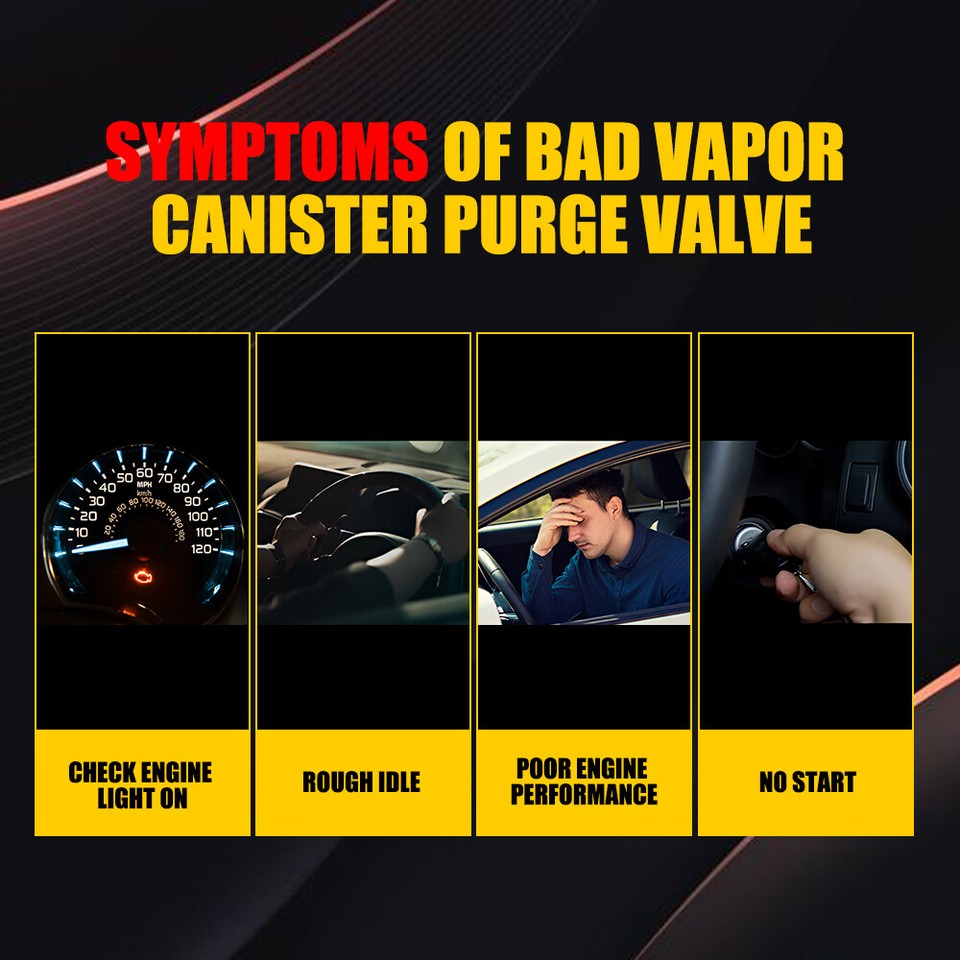 1x GV6Z-9D289-E For Ford Escape 1.5L Vapor Canister Evap Purge Valve ...