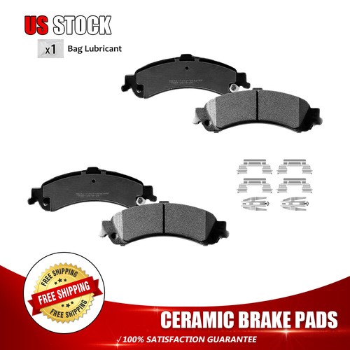 Rear Ceramic Brake Pads for Chevy GMC Silverado Sierra 1500 Tahoe Yukon ...