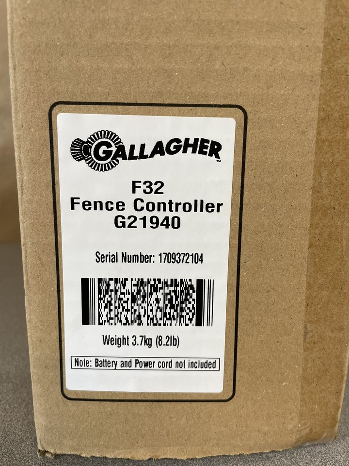 (1) Gallagher Electric Fence Controller F32 G21940 Dual Circuit Retail ...