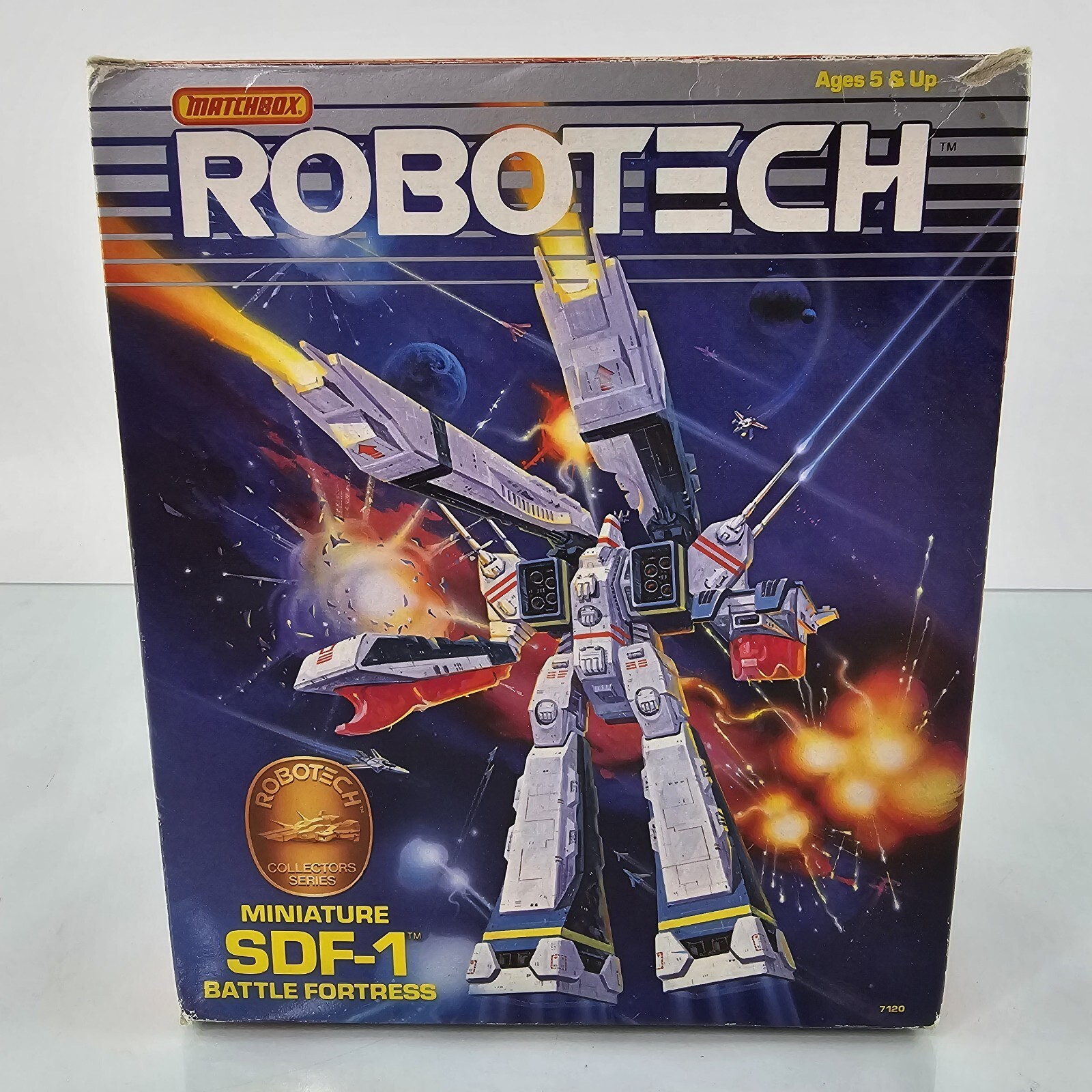 Vintage Robotech Miniature SDF-1 Battle Fortress Collector Macross Matchbox