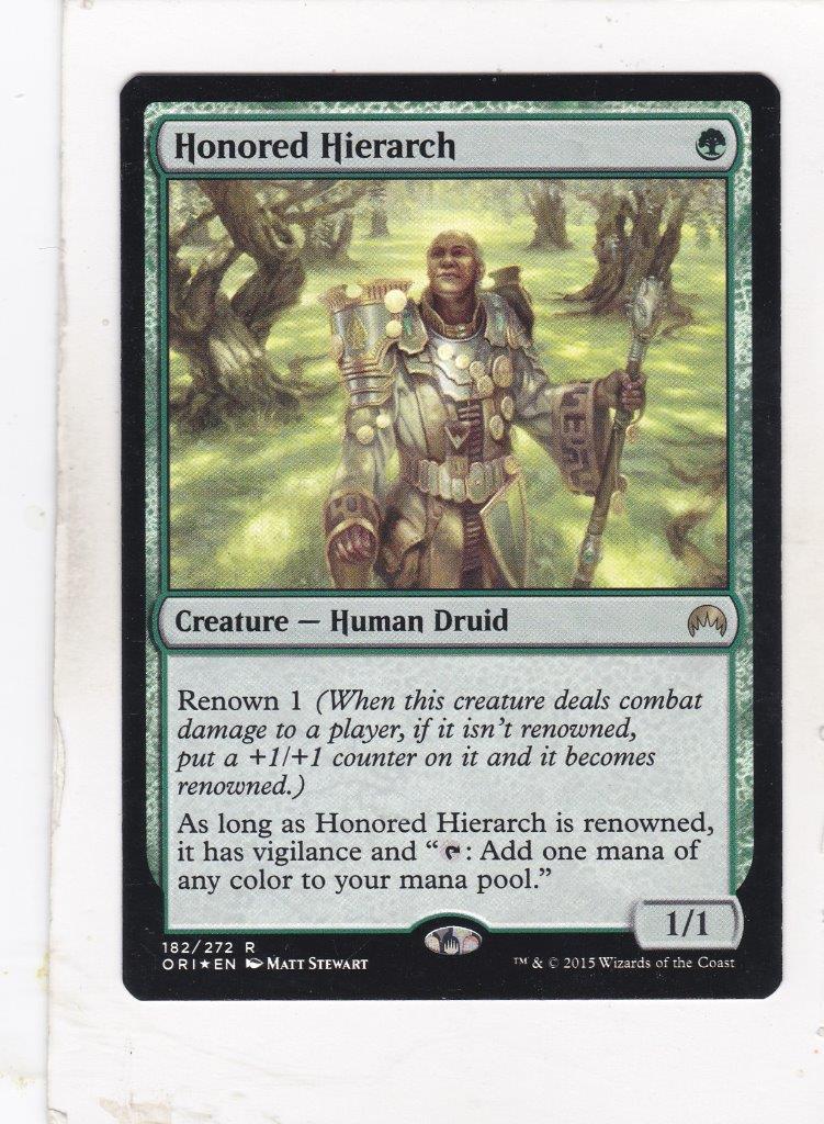 Magic: MTG: Origins: Foil: Honored Hierarch | eBay