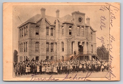 Tenaha Academy School Tenaha Texas TX c1905 Postcard | eBay
