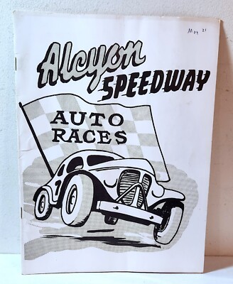 1954 Alcyon Speedway auto racing program, Pitman, New Jersey history #1 ...