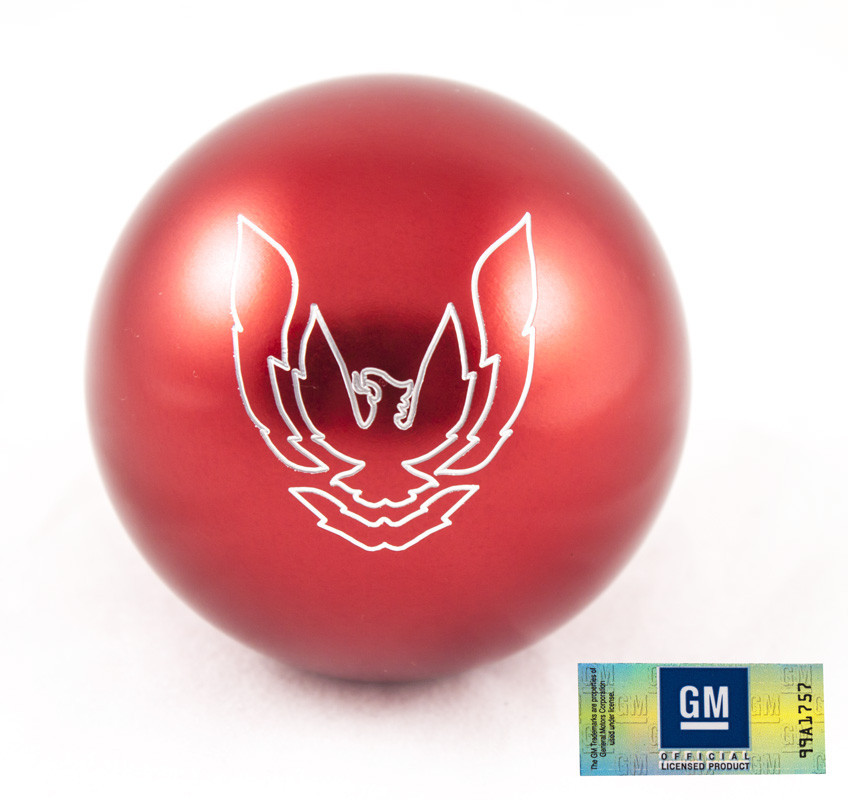 82-02 Trans Am Billet Red Phoenix Bird Shift Knob w/ Short Throw ...
