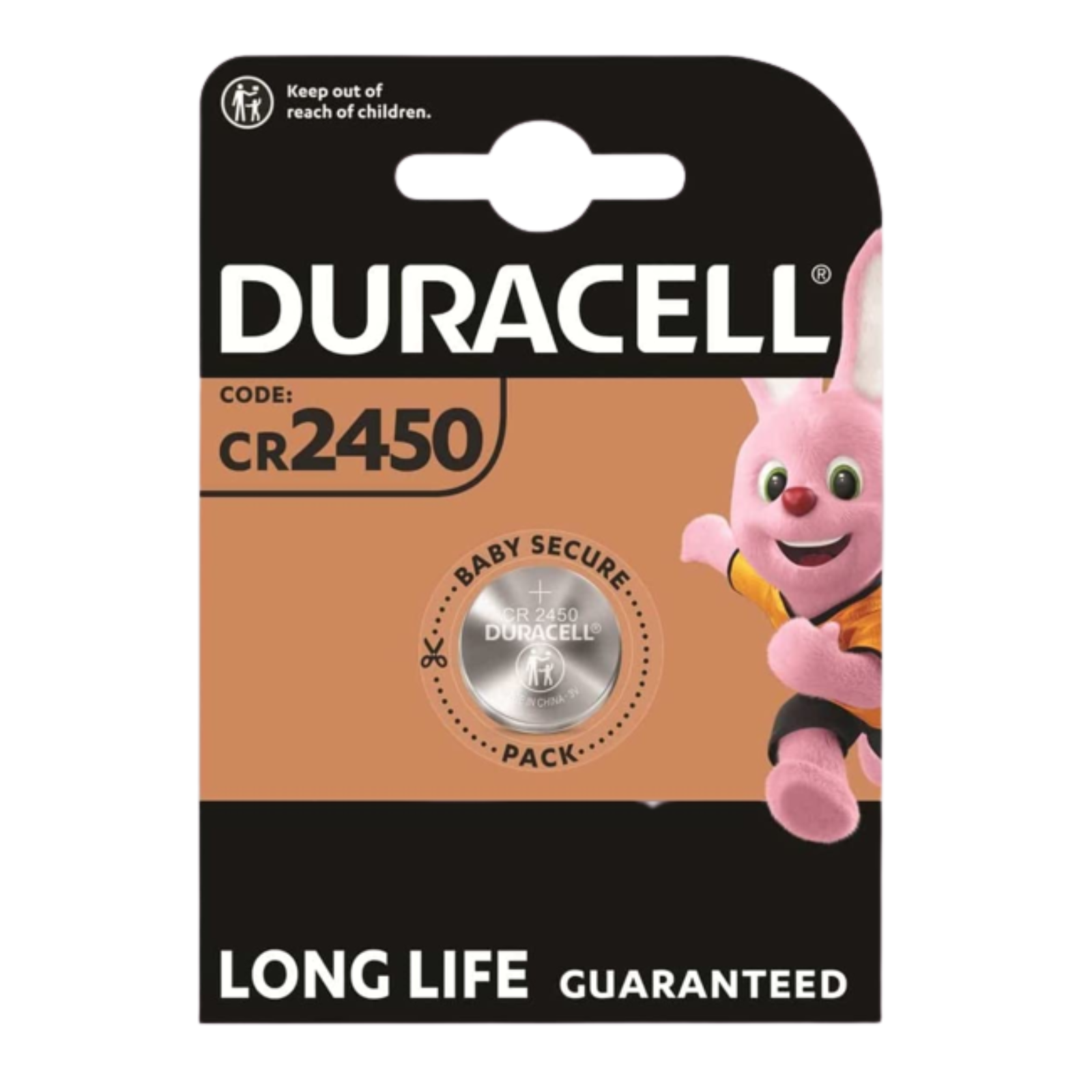 Duracell 2450 Battery CR2450 DL2450 BR2450 3V Lithium Batteries Coin ...
