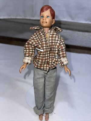 Vintage Mattel Skippers Freckled Boy Friend Ricky Doll 1963 | eBay