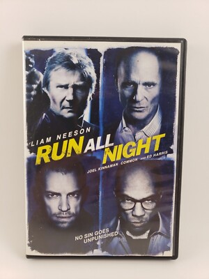 Run All Night (DVD, 2015) Liam Neeson, Joel Kinnaman, Ed Harris ...