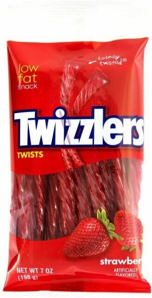TWIZZLERS Twists Sticks Gummy Candy, Strawberry - 198g for sale online ...