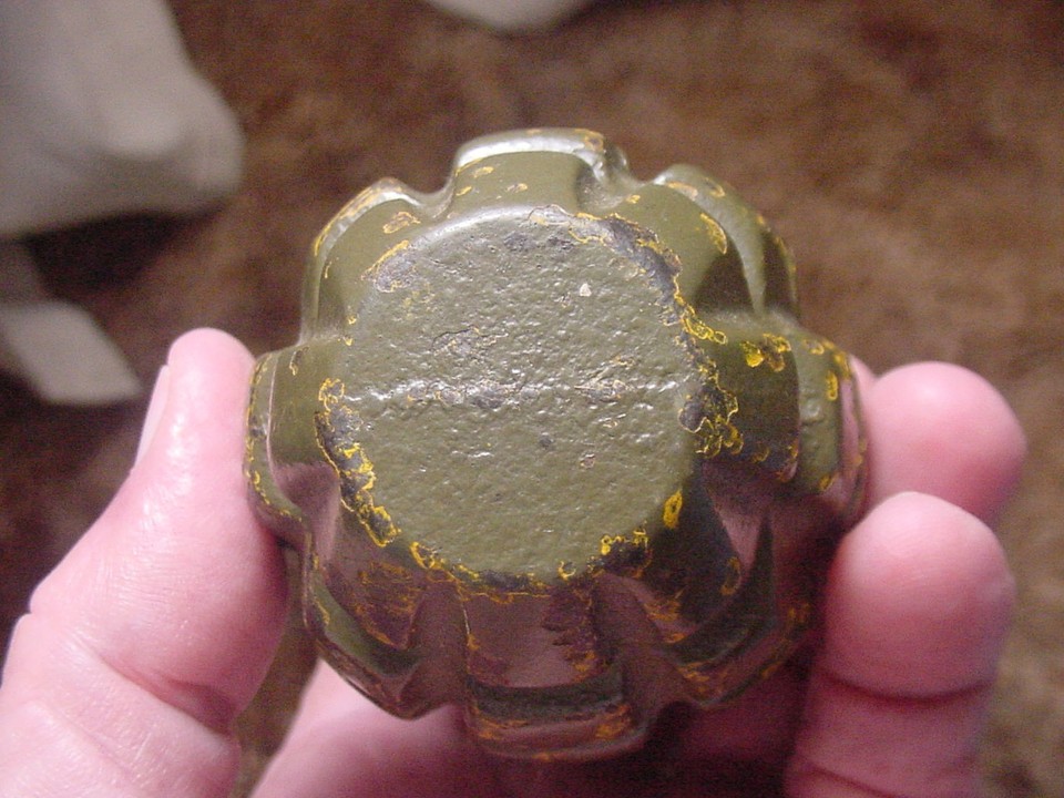 Vtg US Military Army Practice Hand Grenade Training Missing Pin, INERT ...