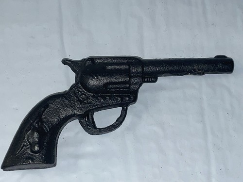 Vintage Cast Iron Hubley TEX Small Single Shot Revolver Toy Cap Gun | eBay