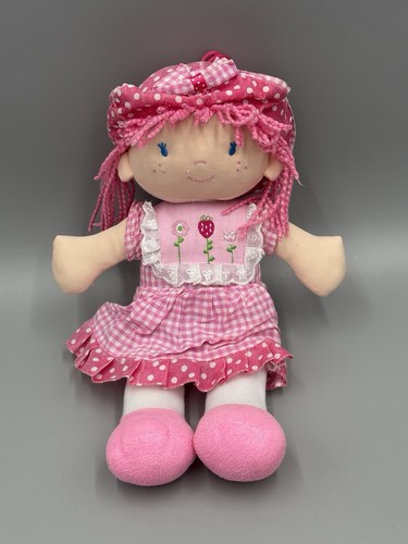 Pink Plush Rag Doll 12” Stuffed Lifestyle International Soft Toy In ...