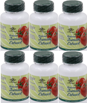 6x Natural Tomato Extract with Lycopene selenium Antioxidant 100 ...