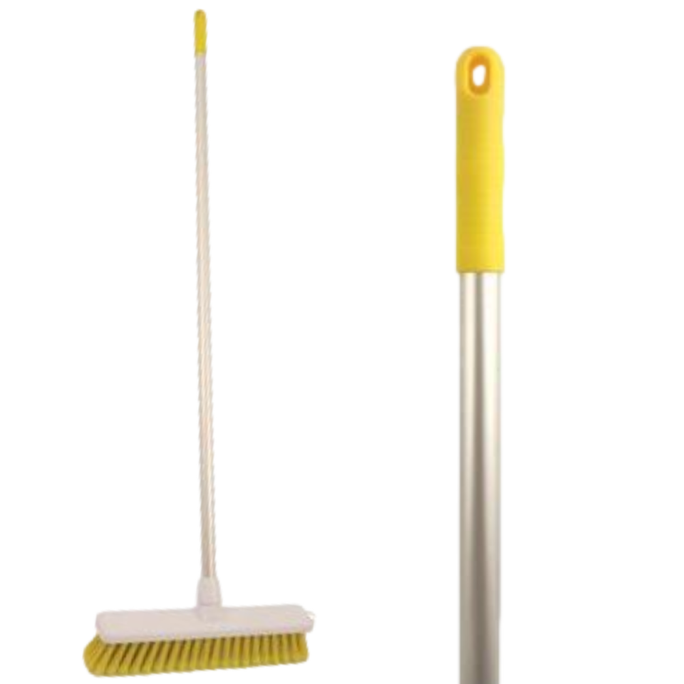 Soft Bristle Broom Brush Head Colour Coded Indoor Kitchen Food Hygiene ...