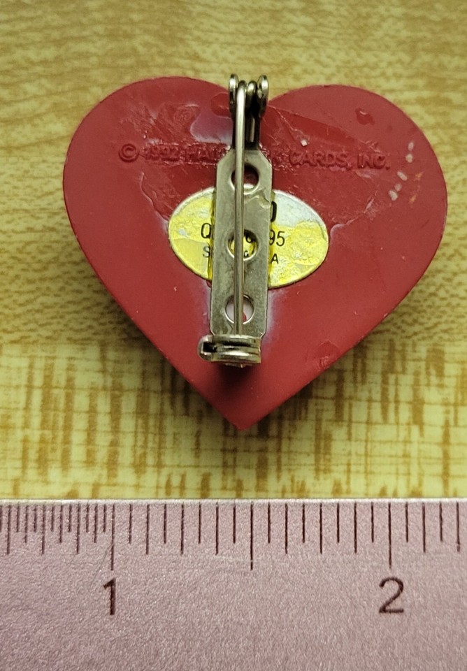Vintage Hallmark Heart Shaped Box Of Chocolates Pin Valentine's Day | eBay
