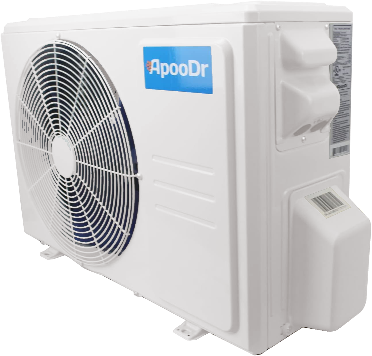 ApooDr 12000 BTU Mini Split Air Conditioner Heat Pump Ductless 16.8 ...