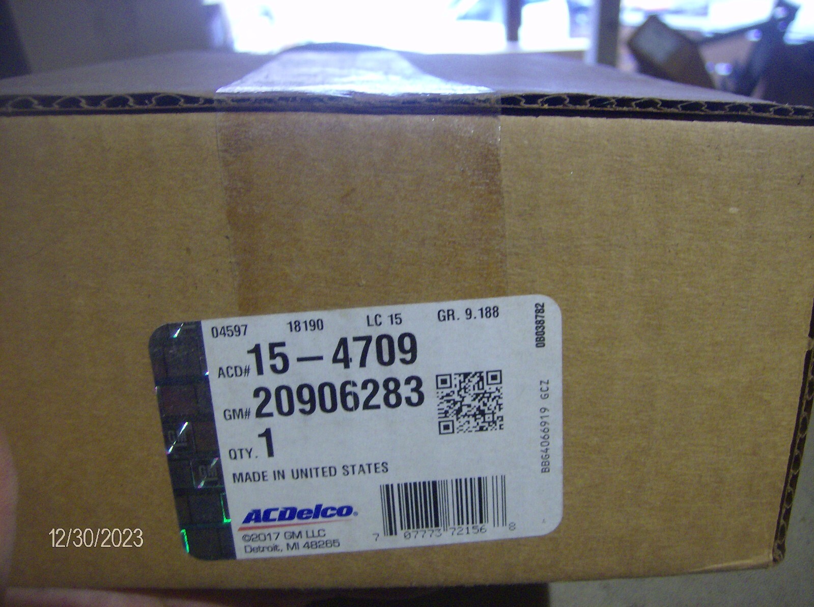 ACDelco 15-4709 GM Original Equipment Air Conditioning Compressor ...