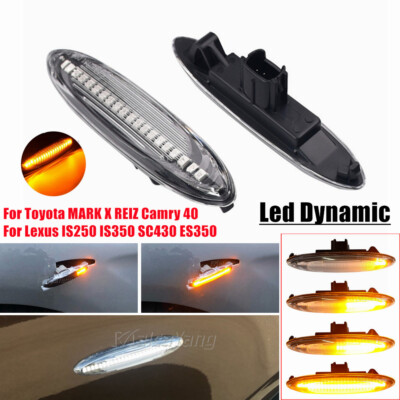 For Toyota Highlander Lexus SC430 ES350 Sequential LED Side Marker ...