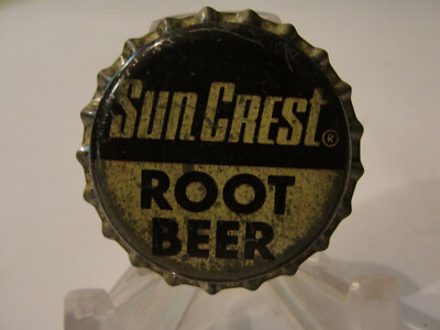 SUN CREST ROOT BEER SODA CORK LINED BOTTLE CAP | eBay