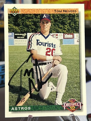 1992 Upper Deck - Top Prospect #53 Tom Nevers Auto Signed | eBay