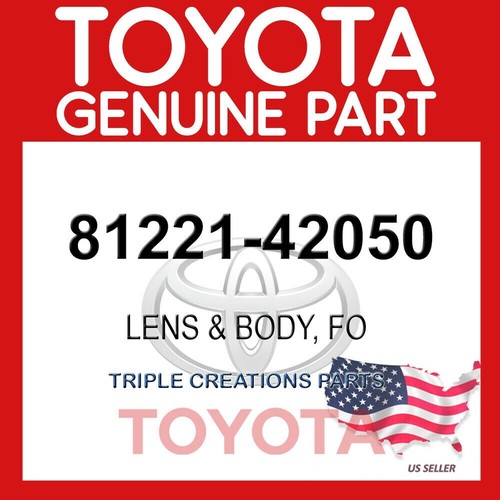81221-42050 GENUINE OEM Toyota LENS & BODY, FO 8122142050 | eBay