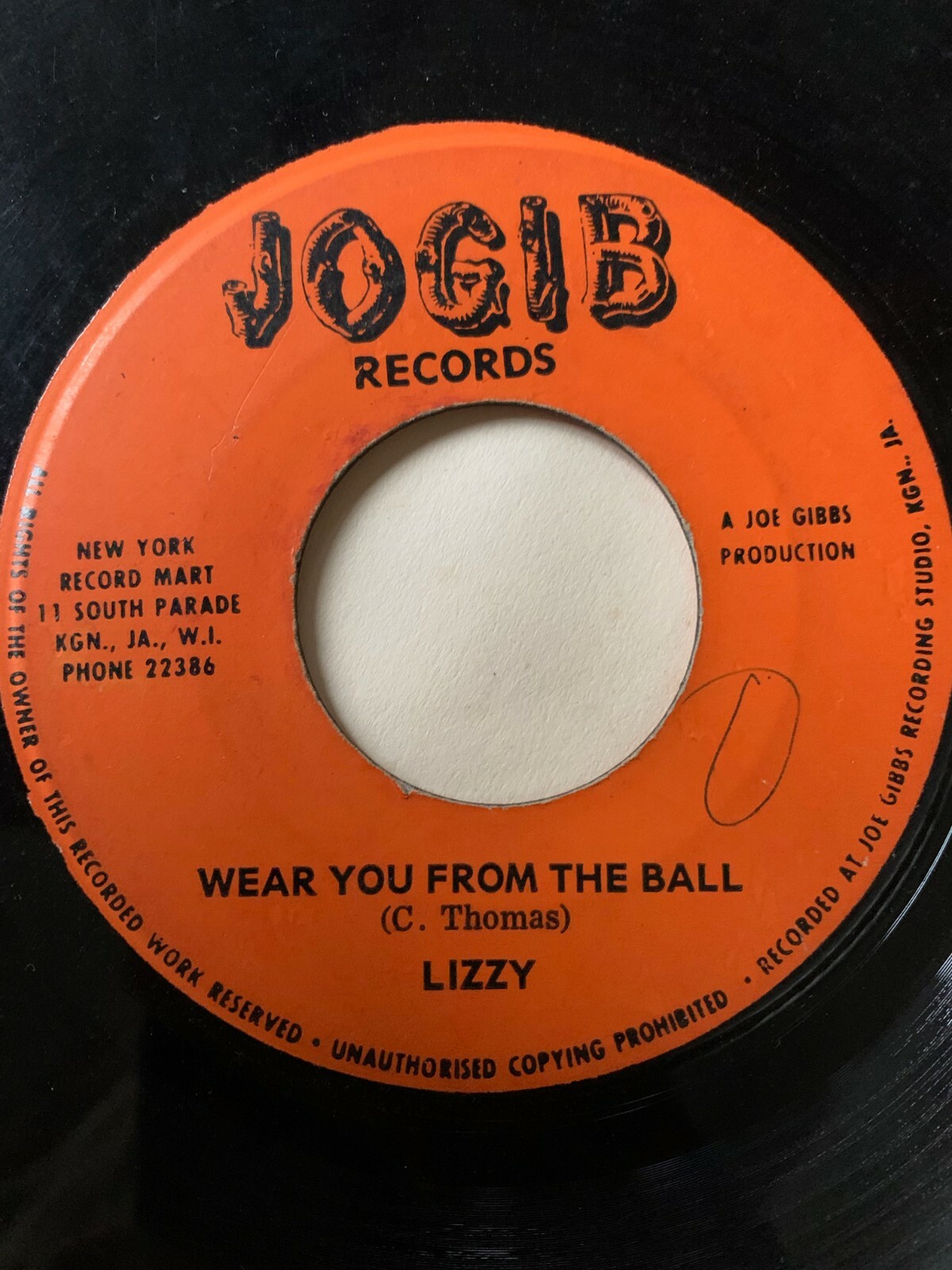 Reggae 45/ Lizzy "Wear You From The Ball" Jogib Hear | eBay