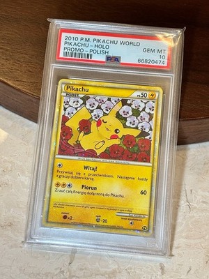 PSA10 2010 POKEMON PIKACHU WORLD PROMO POLISH PIKACHU-HOLO | eBay