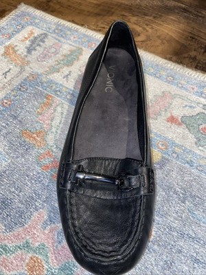 RIGHT SHOE ONLY……Vionic Kenya Horsebit Loafer Size 7.5 Black Leather ...