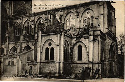 CPA Militaire, Epernay - Eglise Notre-Dame (277377) | eBay