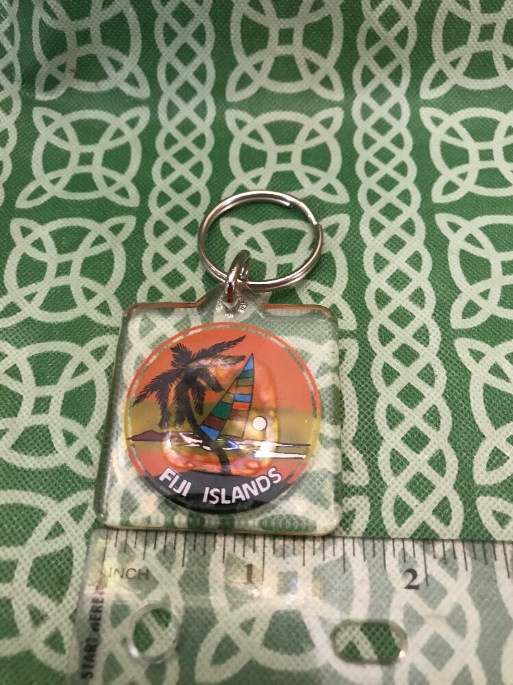 Vintage Fiji Islands Orange Haze Acrylic Keychain FREE SHIPPING | eBay